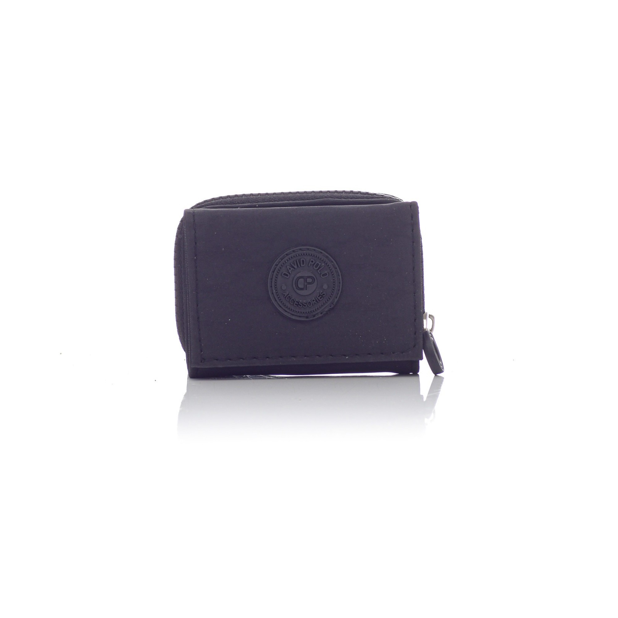 David Polo Γυναικείο Πορτοφόλι με δύο θήκες Μαύρο DVP850-BLK - DVP850-BLK